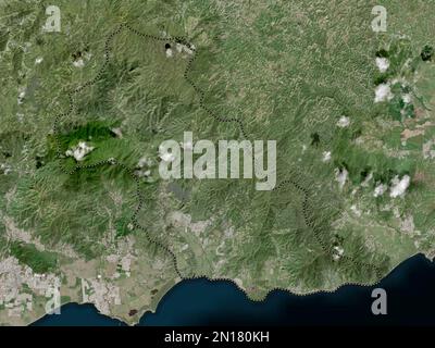 Patillas, municipality of Puerto Rico. High resolution satellite map ...
