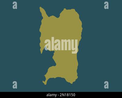 Penuelas, municipality of Puerto Rico. Solid color shape. Locations of ...