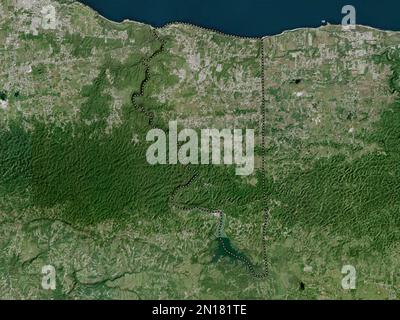 Quebradillas, municipality of Puerto Rico. High resolution satellite ...