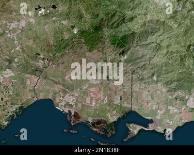 Salinas, municipality of Puerto Rico. High resolution satellite map ...