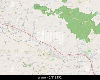 San German, municipality of Puerto Rico. Diagram showing the location ...
