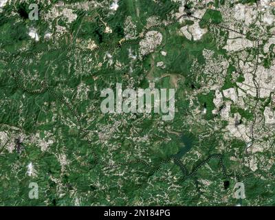 Toa Alta, municipality of Puerto Rico. Low resolution satellite map ...