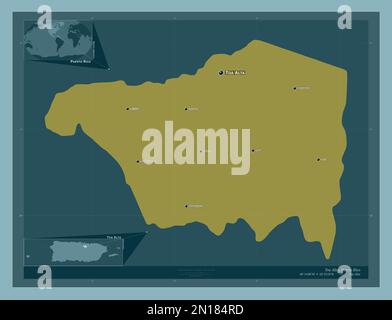 Toa Alta, municipality of Puerto Rico. Diagram showing the location of ...