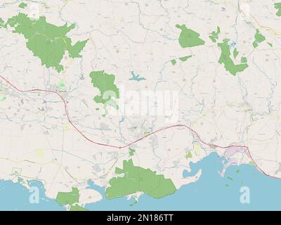 Yauco, municipality of Puerto Rico. Open Street Map. Locations of major ...