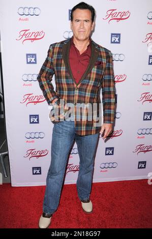 Actor Bruce Campbell arrives at the LA Premiere of "Fargo" Season two ...