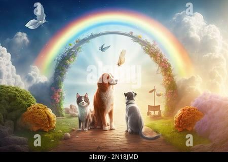 Life after death concept and afterlife symbol or renewal hope metaphor ...