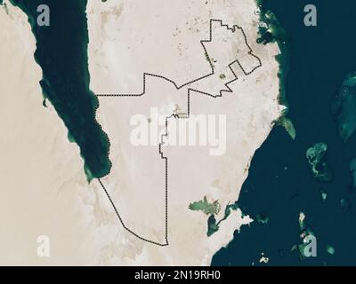 Ar Rayyan, municipality of Qatar. Low resolution satellite map ...