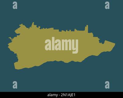 Calarasi, county of Romania. Solid color shape. Corner auxiliary ...