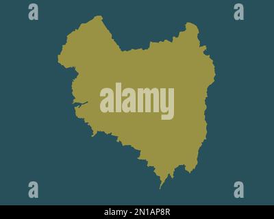 Shape of Covasna, county of Romania, and its capital. Distance scale ...