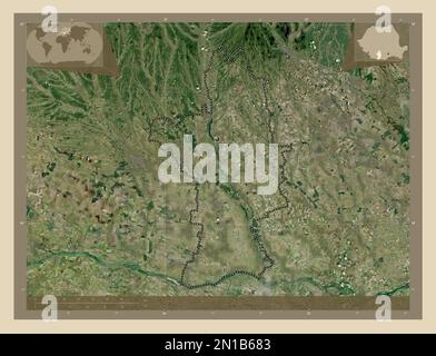 Olt, county of Romania. High resolution satellite map Stock Photo - Alamy