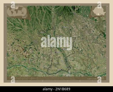 Olt, county of Romania. High resolution satellite map Stock Photo - Alamy