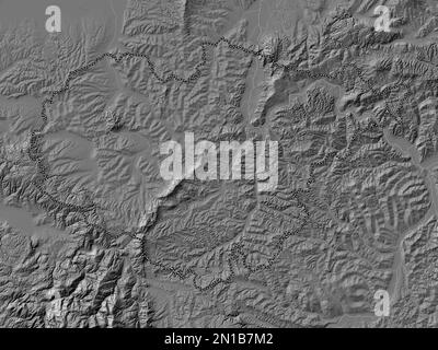 Salaj, county of Romania. Elevation map colored in wiki style with ...