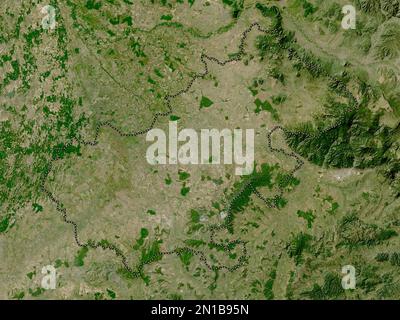 Satu Mare, county of Romania. Low resolution satellite map. Locations ...