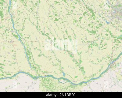 Teleorman, county of Romania. Open Street Map. Locations and names of ...