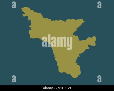 Shape of Amur, region of Russia, and its capital. Distance scale ...