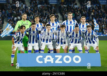 Real Sociedad team group line-up (Sociedad), MARCH 6, 2025 - Football ...