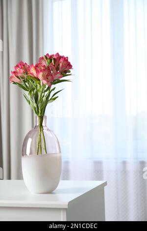 Many beautiful alstroemeria flowers as background, closeup Stock Photo ...