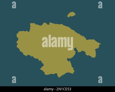 Shape of Chukot, autonomous province of Russia, and its capital ...