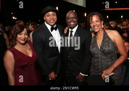 Andre Braugher, left, and Ami Brabson arrive at the 67th Primetime Emmy ...