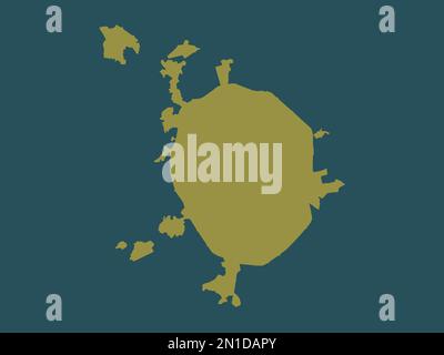 Moscow City, region of Russia. Solid color shape. Locations and names ...