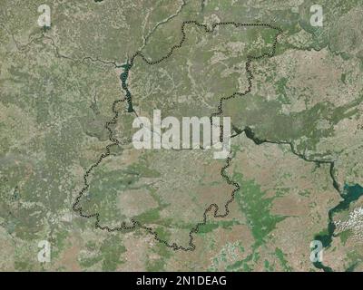 Novgorod, region of Russia. High resolution satellite map. Locations ...