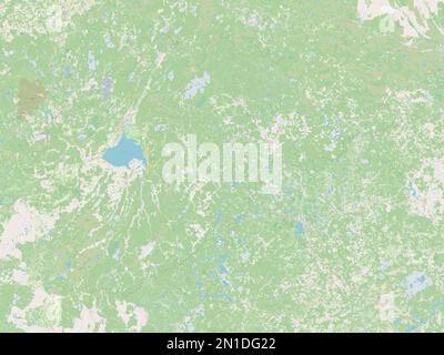 Novgorod, region of Russia. Open Street Map. Corner auxiliary location ...