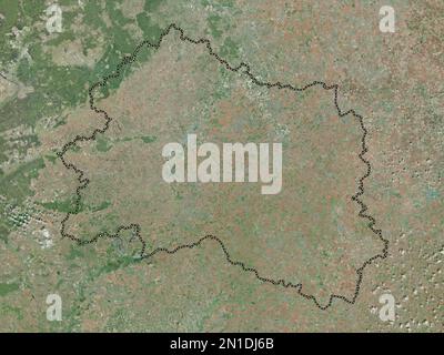 Orel, region of Russia. High resolution satellite map. Locations and ...