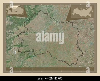 Orel, region of Russia. High resolution satellite map Stock Photo - Alamy