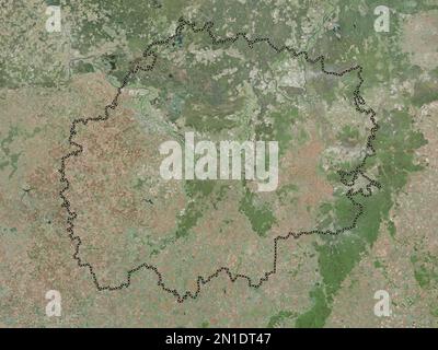 Ryazan', region of Russia. High resolution satellite map. Corner ...