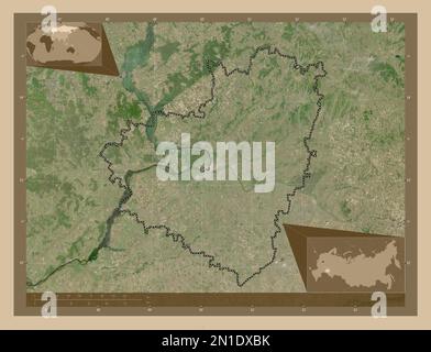 Samara, region of Russia. Low resolution satellite map Stock Photo - Alamy