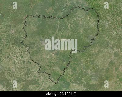 Smolensk, region of Russia. Low resolution satellite map. Locations and ...