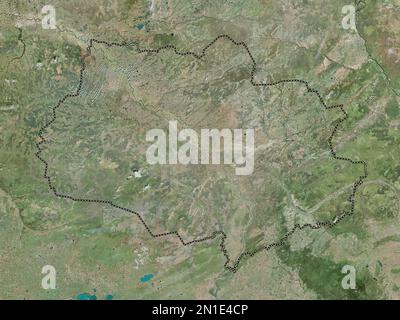 Tomsk, region of Russia. High resolution satellite map. Locations and ...