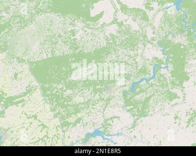 Udmurt, republic of Russia. Open Street Map. Locations and names of ...
