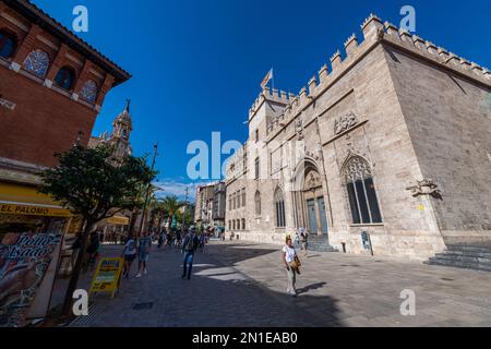 Lonja de la Seda Palace, UNESCO World Heritage Site, Valencia, Spain ...
