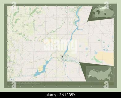 Volgograd, region of Russia. Open Street Map Stock Photo - Alamy