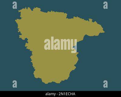 Voronezh, region of Russia. Solid color shape. Locations and names of ...