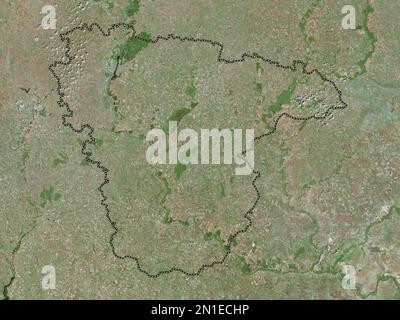 Voronezh, region of Russia. High resolution satellite map. Locations of ...