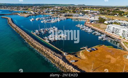 Aerial of Geraldton, Western Australia, Australia, Pacific Stock Photo ...