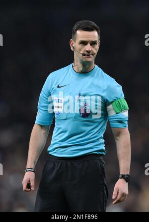 Referee Andrew Madley during the English Premier League soccer match ...