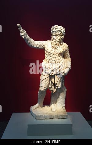 Statue of Ancient Greek Actor Altes Museum Berlin Stock Photo - Alamy