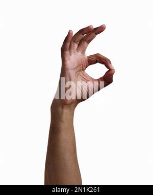 hand of an African man tossing a coin isolated on white Stock Photo - Alamy