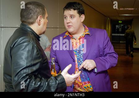 Shaun Ryder photographed with Peter Kay during his iconic 2005 Comic ...