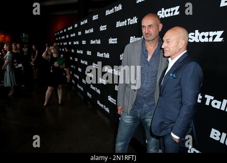 Daniel Stewart and Patrick Stewart arrive at the STARZ Presents the Los ...