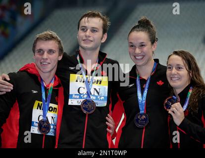 Canadian team, from left, Sandrine Manville, Michelle Williams, Markus ...