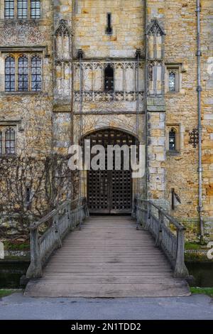 Drawbridge Hever Castle Kent UK Stock Photo - Alamy