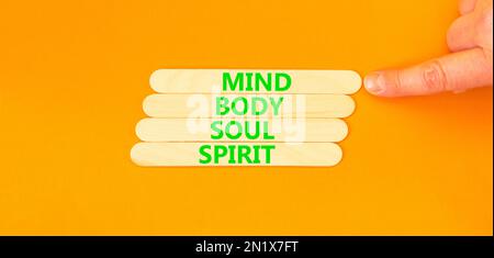 Mind body soul spirit symbol. Concept words Mind Body Soul Spirit on ...