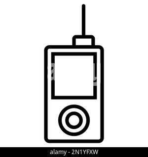 radiation detector icon, linear design Stock Vector Image & Art - Alamy