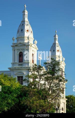 Bell towers, Ponce Cathedral (Our Lady of Guadalupe), Ponce, Puerto ...