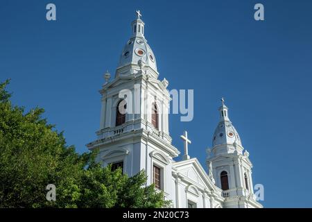 Bell towers, Ponce Cathedral (Our Lady of Guadalupe), Ponce, Puerto ...