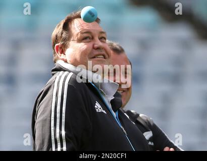 Sydney, AUSTRALIA - July 17, 2015: Uncle Max Eulo and Blak Douglas pose ...